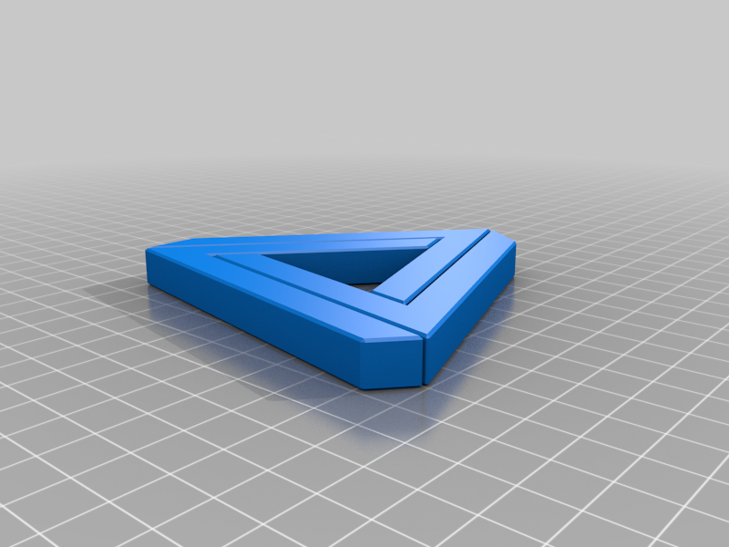 Free STL file Penrose Triangle: Three Pieces・3D printing model to ...