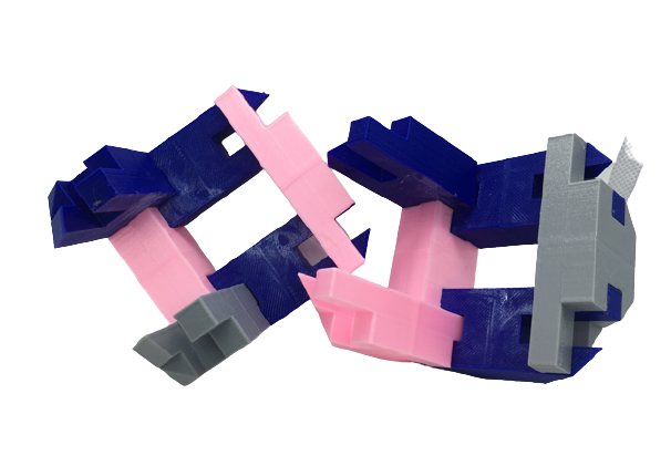 Archivo STL gratis Modelo de articulación triple, cubo truncado ...