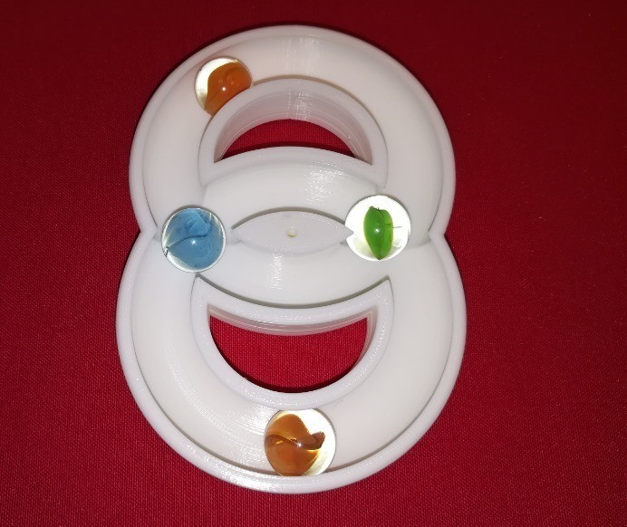 Free STL file Smiley Face Marble Rings, Hungarian Rings, Marble Fun・3D ...