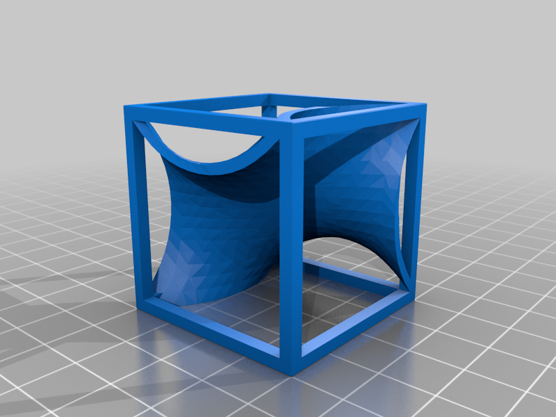 Free STL file Gyroid Patch in a Cube・Design to download and 3D print・Cults