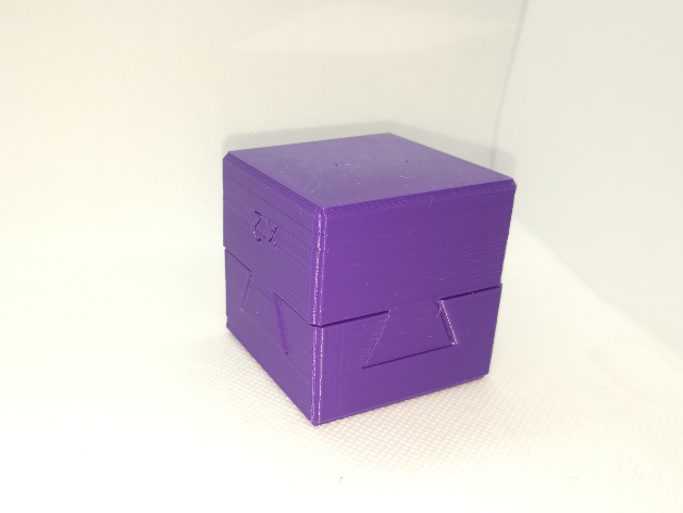 Download free STL file Dovetailed Box Puzzle, Cube Dissection • 3D ...