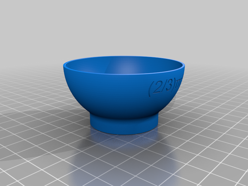 Free STL file Volume of a Sphere, Cavalieri's Principle, Cups・3D ...