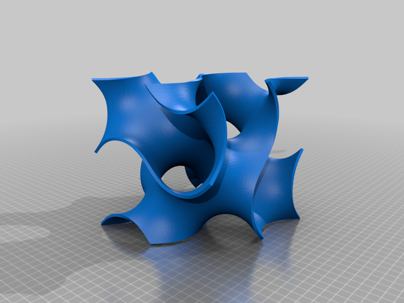 STL-Datei Gyroid Patch, TPMS, Minimale Oberflächen kostenlos・3D ...