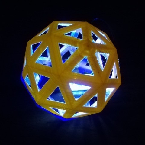 Download free 3D printing models Dodecahedron Buckyball, Holiday ...