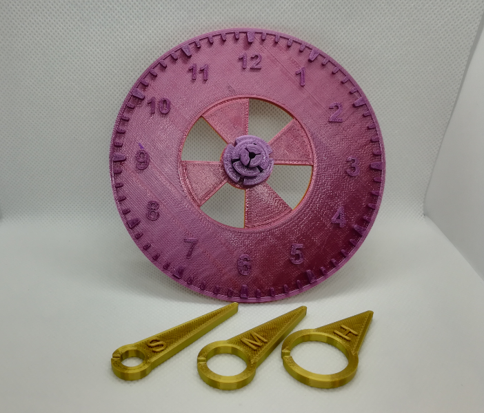 Free STL file Educational Analog Clock Model・3D printer design to ...