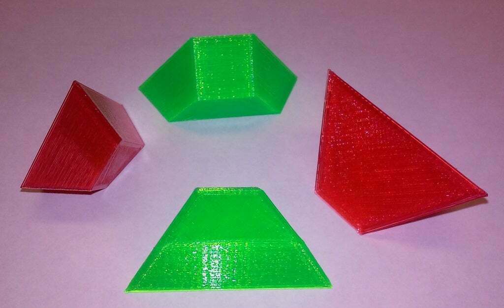Free STL file Tetrahedron, Triangular Pyramid Puzzle 🧩・3D printer ...