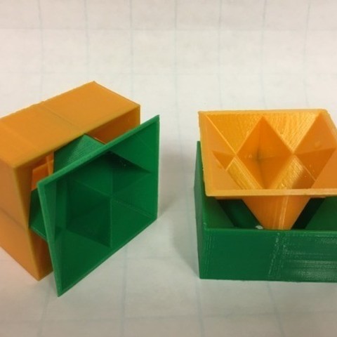 Download free STL Non-Flexible Spiky Stellated Rhombic Dodecahedron ...