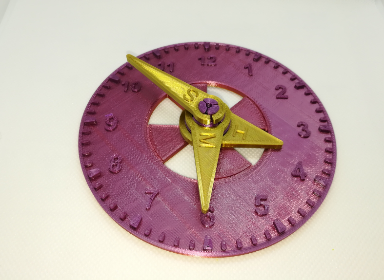 Free STL file Educational Analog Clock Model・3D printer design to ...