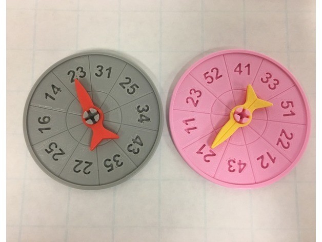 Free STL file Spinners with Ten Outcomes 🎲・Object to download and to 3D ...