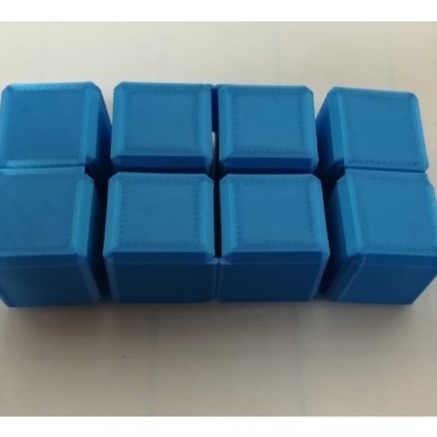 Download free STL file Infinity Cube, Magic Cube, Flexible Cube, Folding Cube for Flexible TPU ...