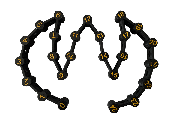 Free 3D file Hinged Ruler, Folding Ruler・3D print design to download・Cults