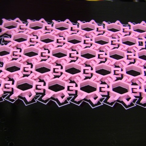 Download free STL file Hexagonal Chain Mail Interlocking Patterns ・ Cults