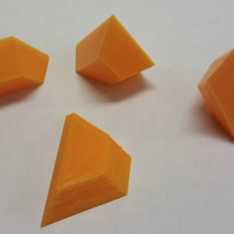 Impresiones 3D gratis Pyramid Puzzle (Pirámide triangular de cuatro ...