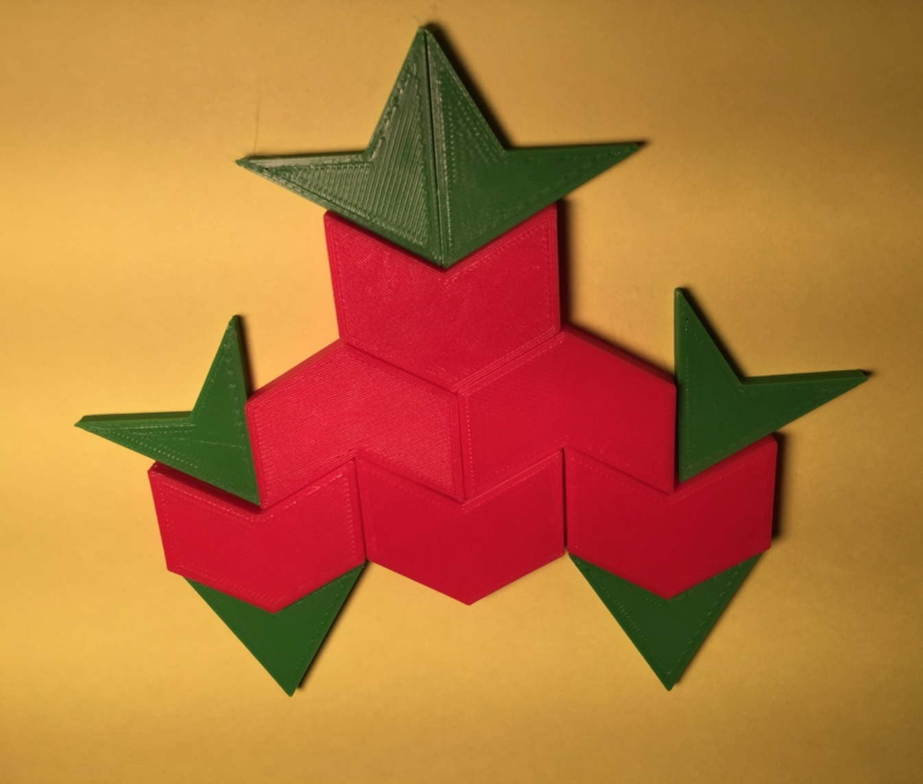 Download free STL file Hexagram, Hexagonal Star, Hexagon Puzzle • 3D ...