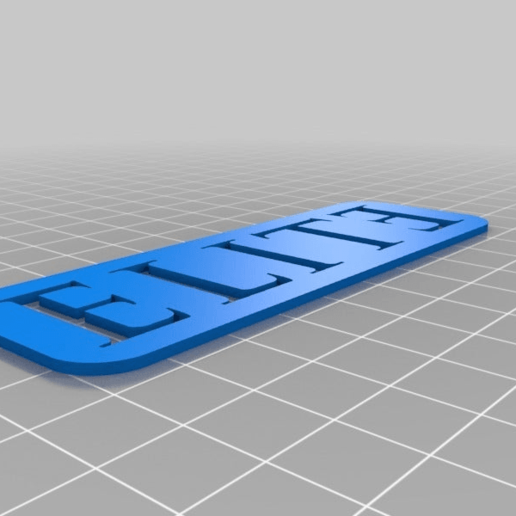 Download free STL file ELITE Logo Netflix • 3D printer design ・ Cults