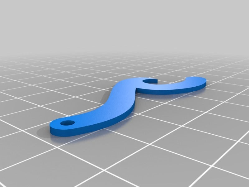 Download free STL file Wave Keychain • 3D printing design ・ Cults
