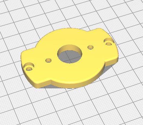Free STL file 3dsets Bamboo motor adapter for 540 brushed motor・3D ...