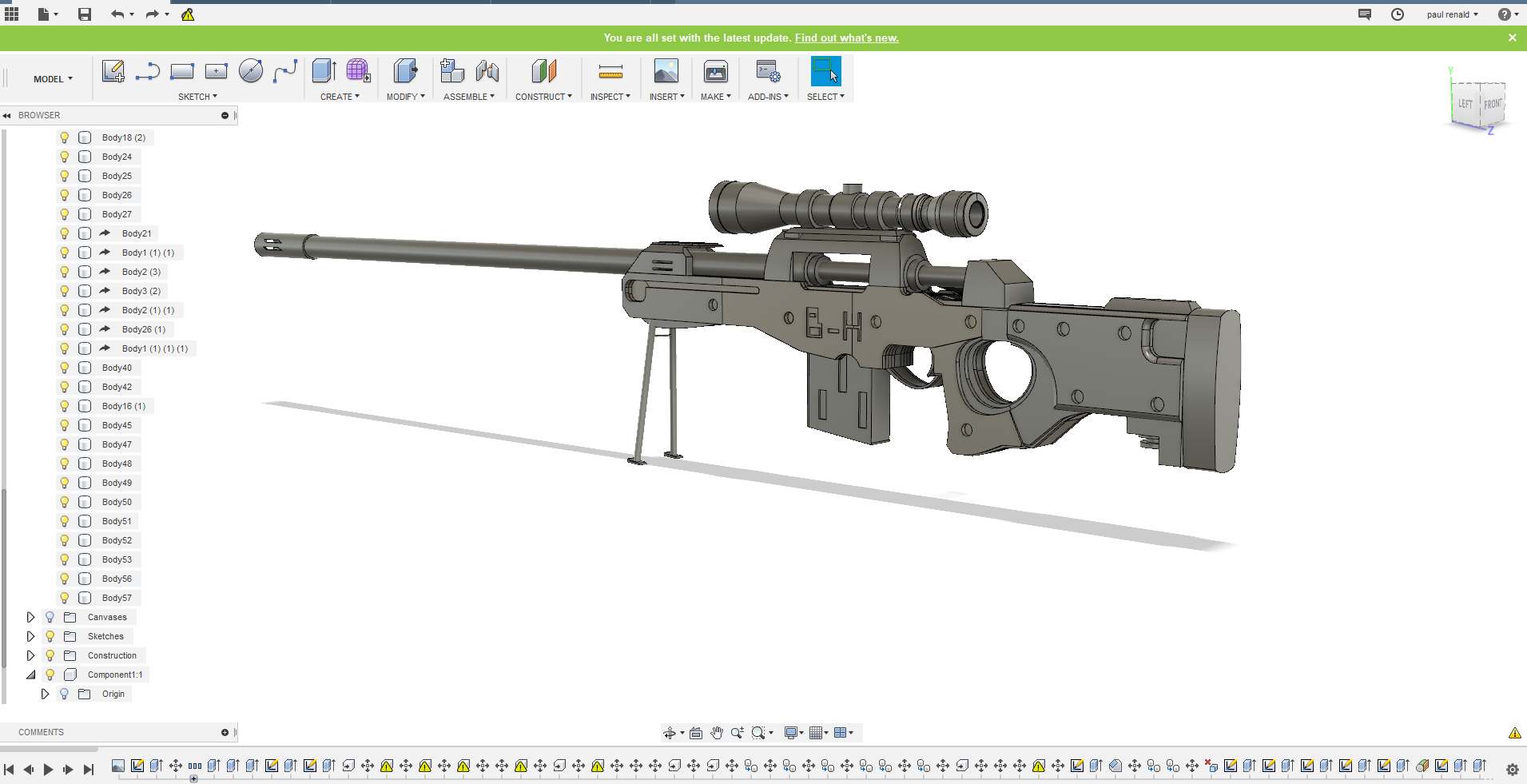 Free STL file awp 🔫・3D printer design to download・Cults