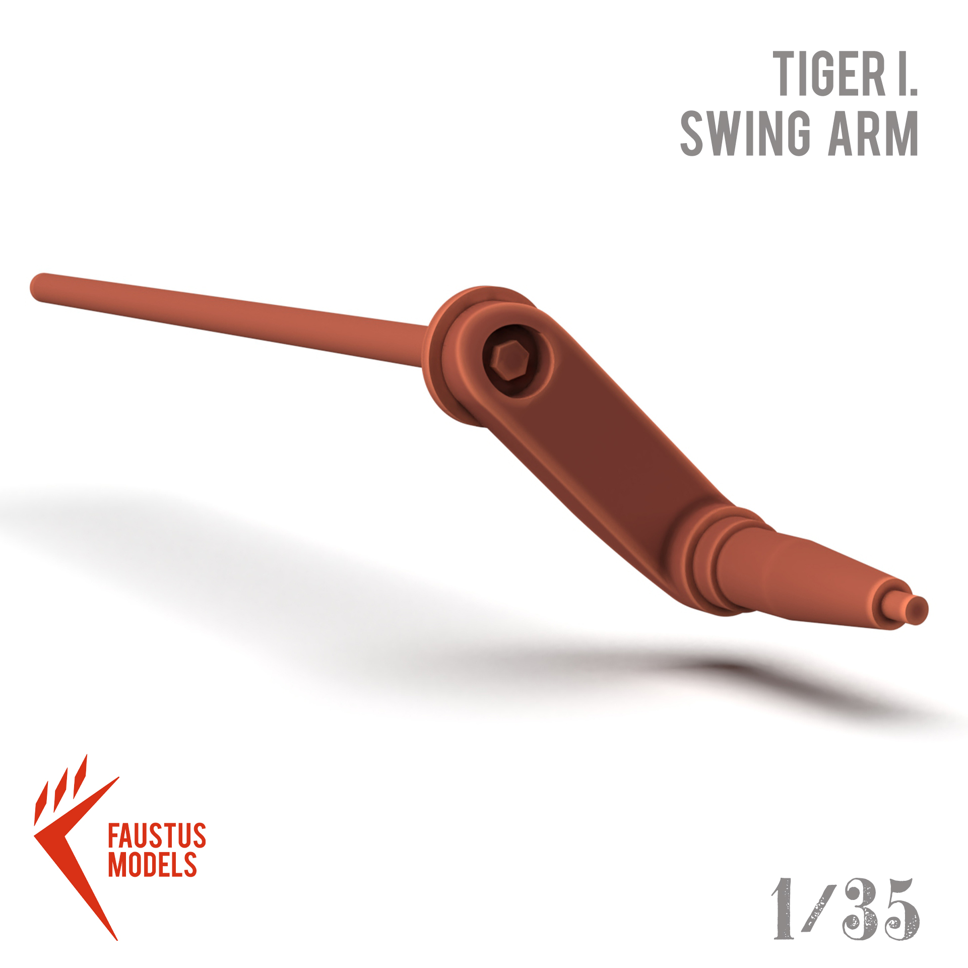 Archivo STL TIGER I: SWINGARM Impresión en 3D・Idea de impresión 3D para ...