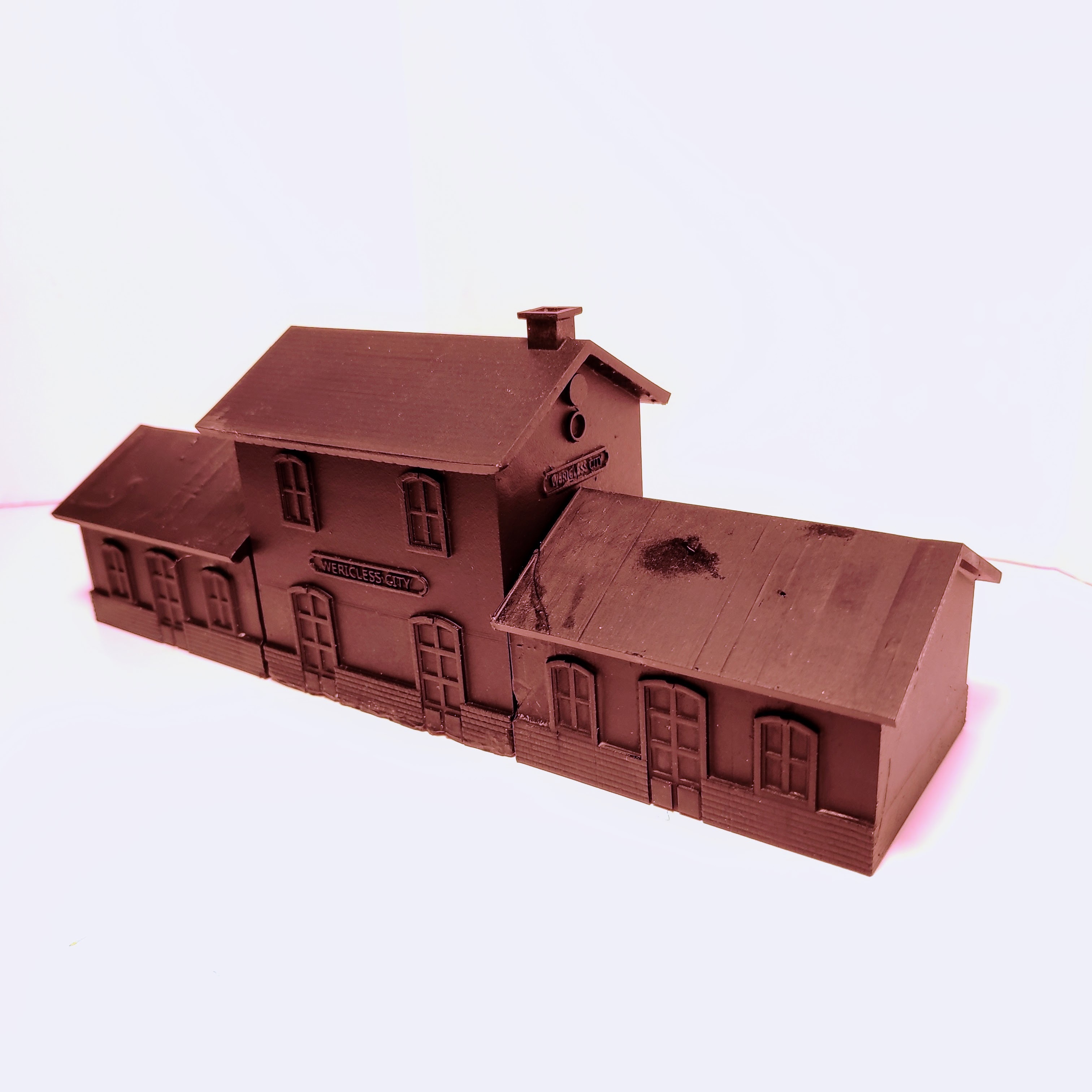 STL file station - N scale・3D printing idea to download・Cults