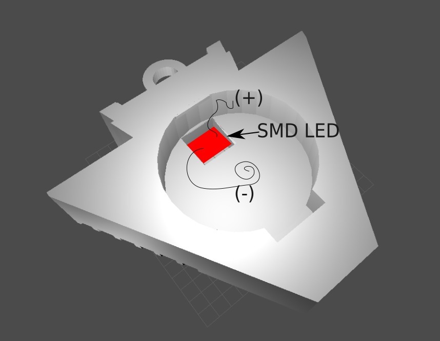 Free 3D file Glowing Stargate Chevron earrings・3D printable model to ...