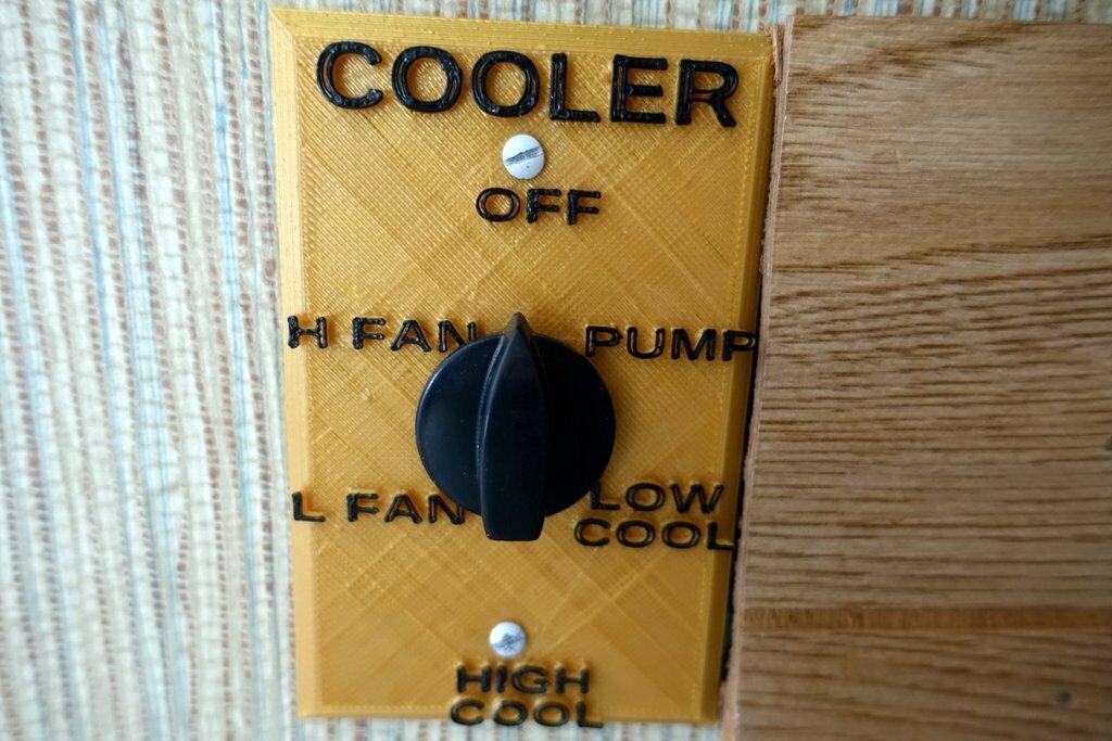 Free 3D file Swamp Cooler wall plate・3D printable model to download・Cults