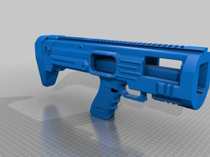 Free STL file Large PDW V2 🔫・Template to download and 3D print・Cults