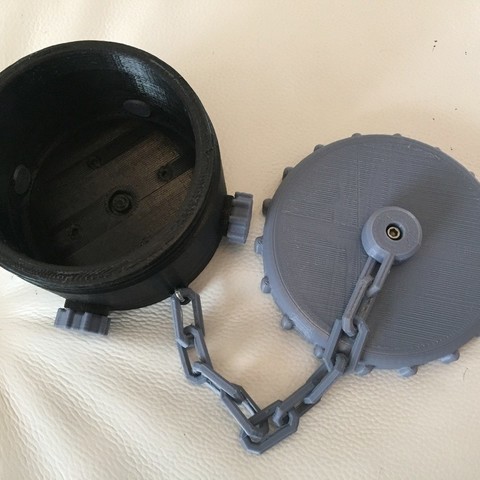 Free STL file Retro / Steampunk Style Container (Waterproof) ・ Cults