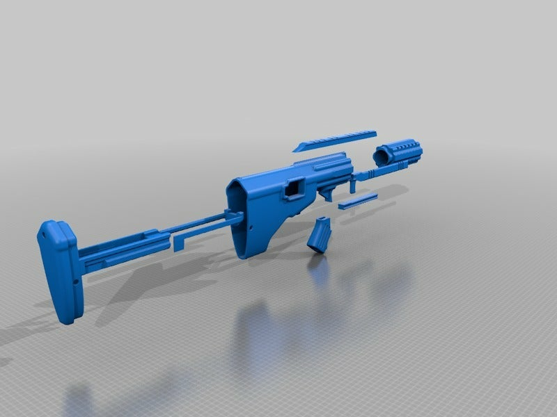 Free STL file AUG (Ruger 10/22 Stock) 👽・Model to download and 3D print ...