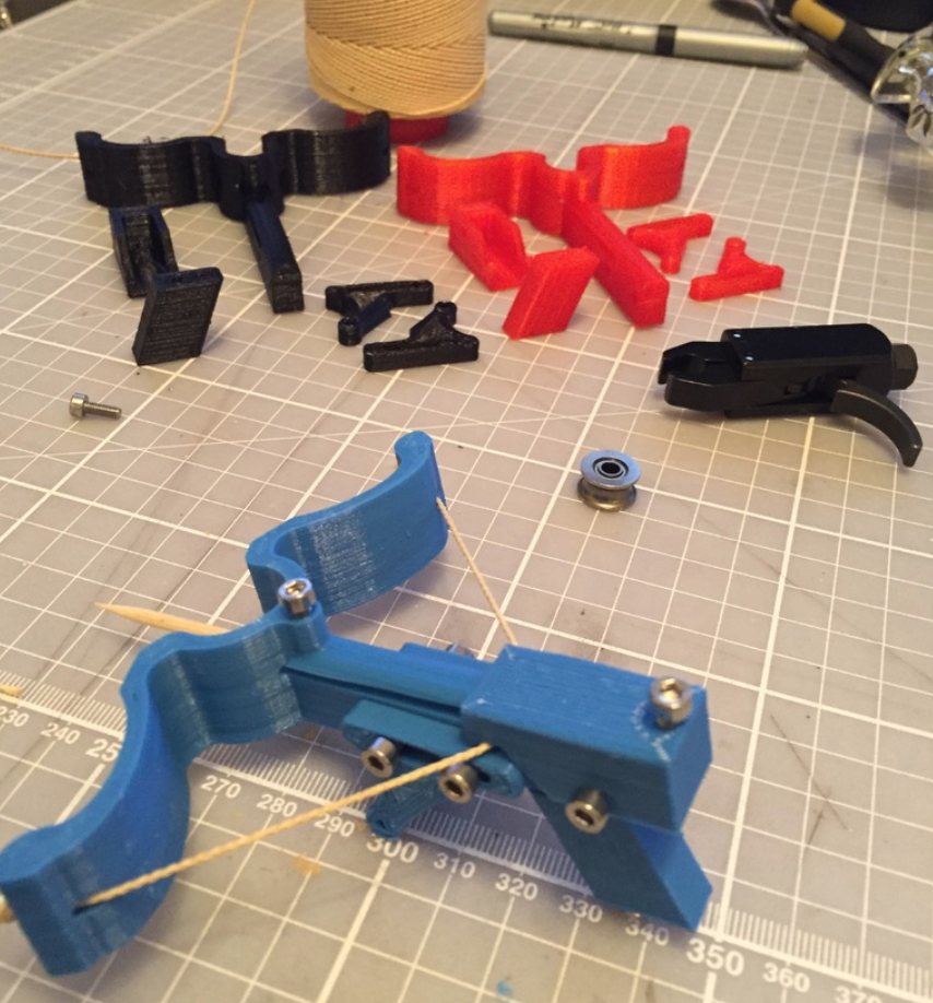 Download free STL file Toothpick Crossbow • 3D printer template ・ Cults