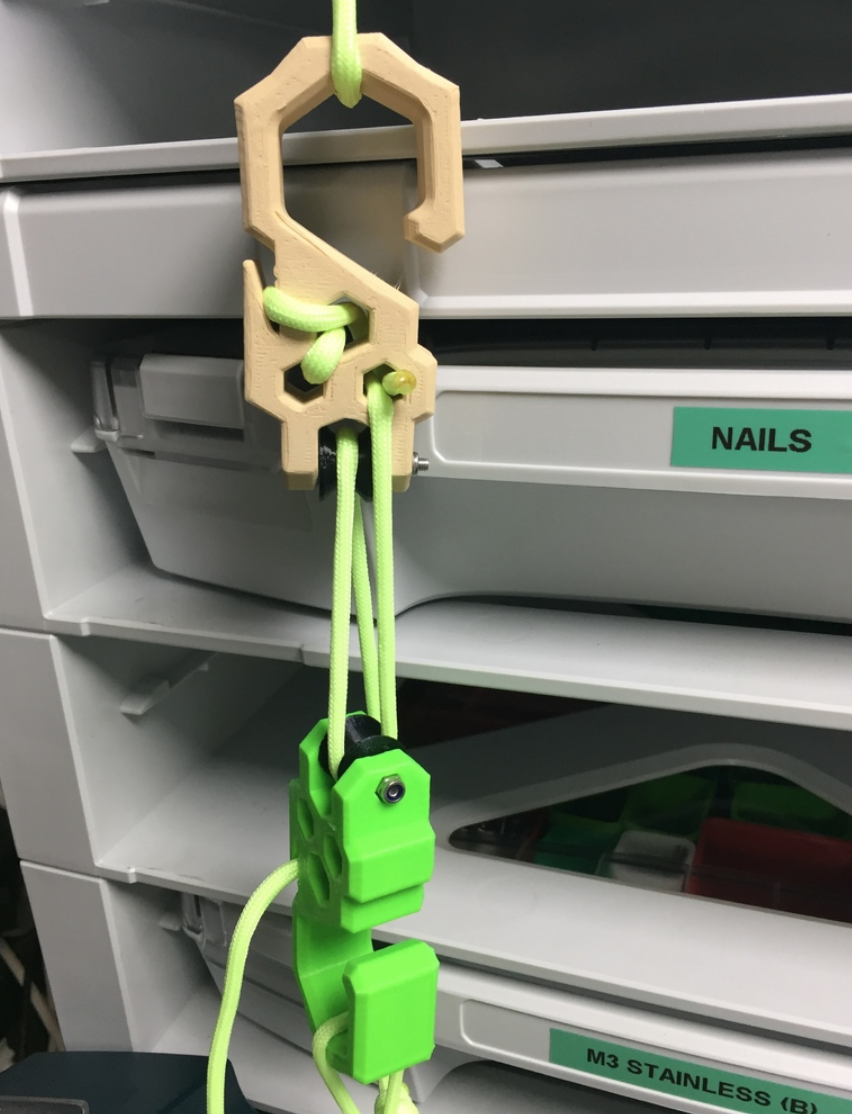 Download free STL file Paracord Survival Pulley • 3D printer template ...