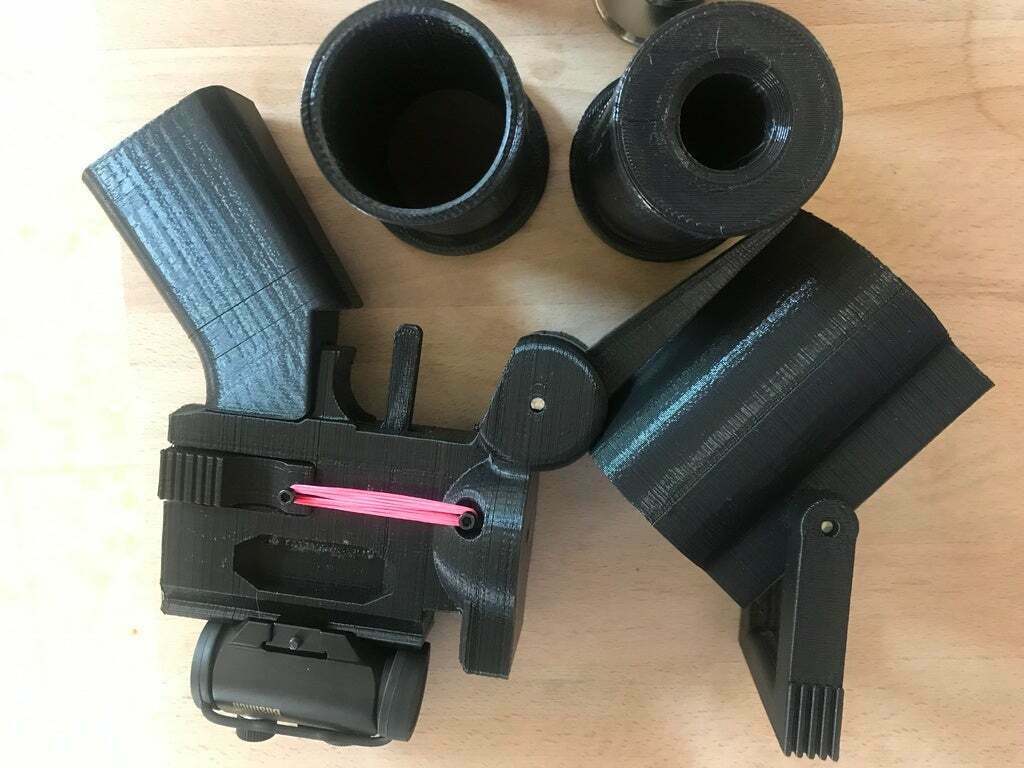 Free STL file 37mm Airsoft Launcher (PROP / AIRSOFT) 🔫・Model to ...