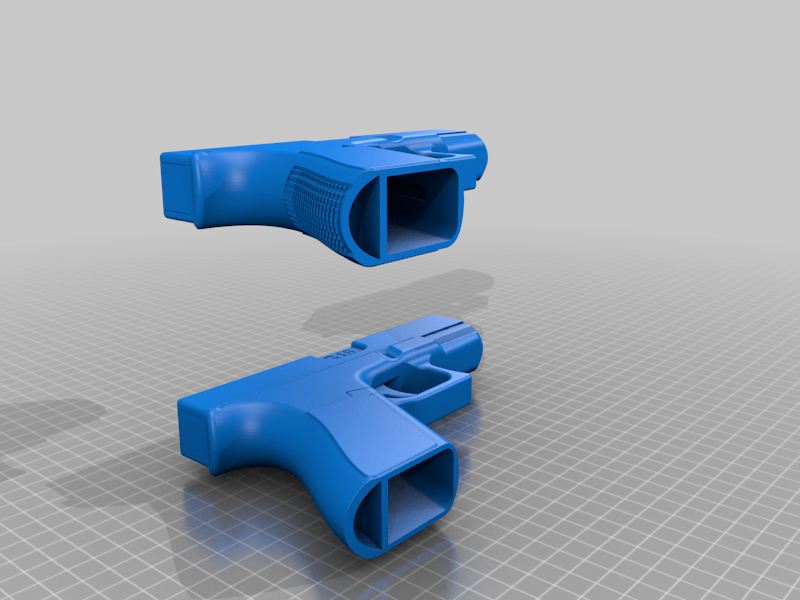 Free 3D file Blue Training Pistol G19・3D printer design to download・Cults