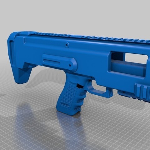 Download free 3D printer model MINI & LARGE PDW (Airsoft Carbine ...