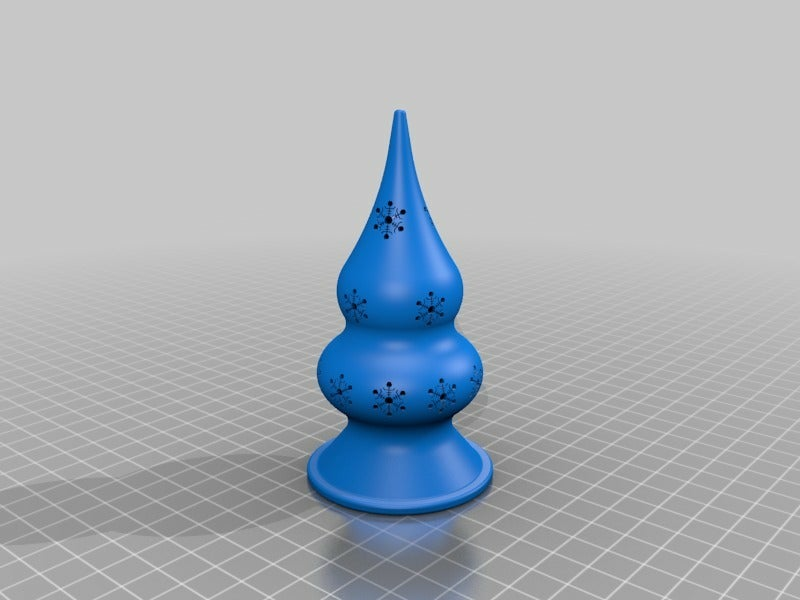 Free STL file Christmas Tree TOP Decorations・3D printer design to ...