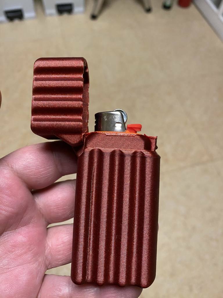 Free 3D file BIC Lighter Bomb-proof Case ⚽・3D print model to download・Cults