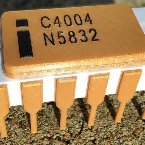 Download free 3D model INTEL 4004 1st processor in the history almost ...