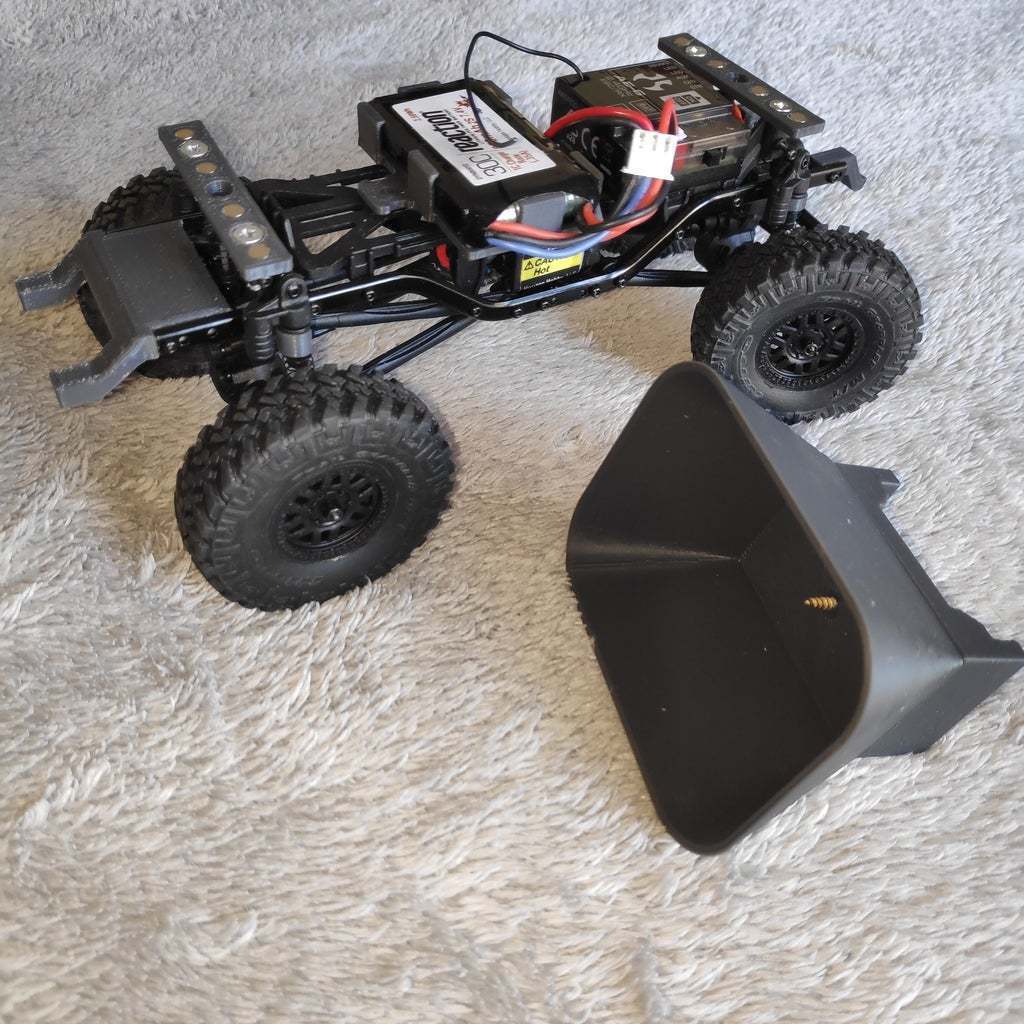 Free STL file AXIAL Racing RC SCX24 Stand chassis support with Axial ...