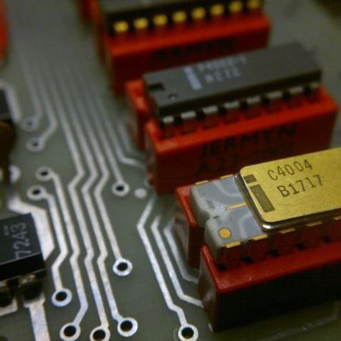 Download free 3D model INTEL 4004 1st processor in the history almost ...