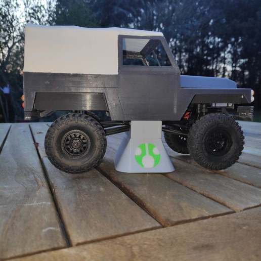 Download free STL file AXIAL Racing RC SCX24 Stand chassis support with ...