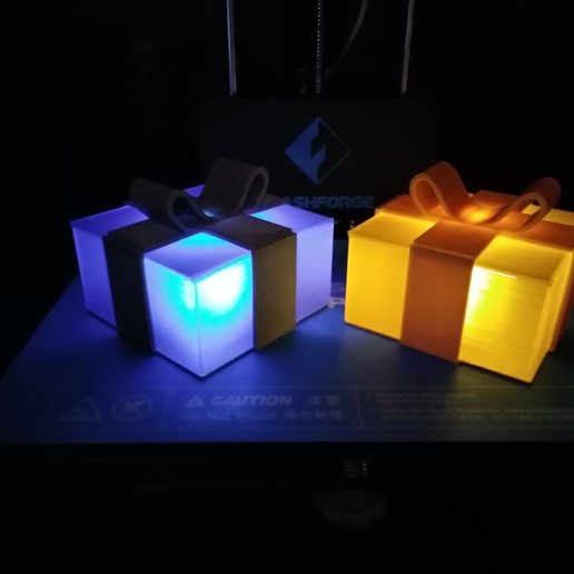 3D print Glowing Gift Box ・ Cults