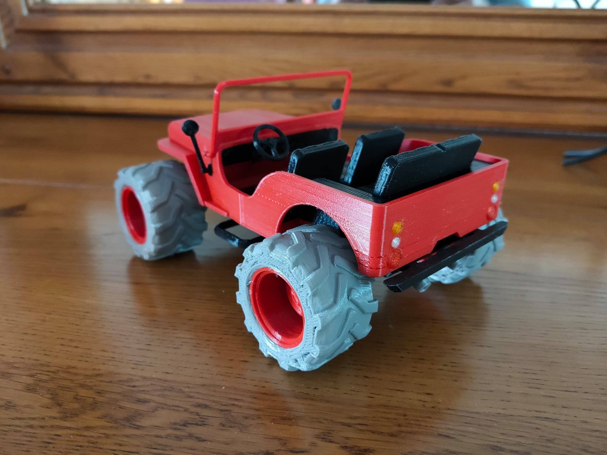 3D printing Custom 1944 WILLYS JEEP - fully printable • made with ...