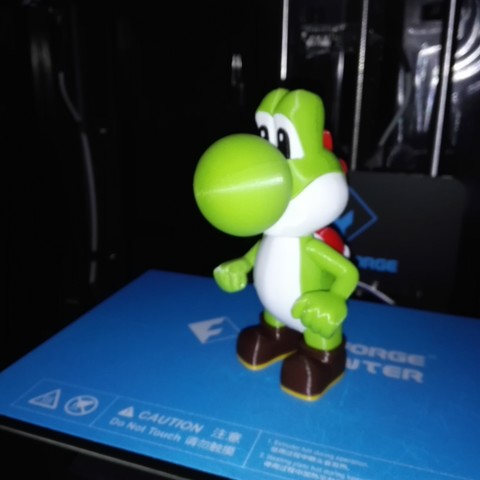 3D printed Yoshi from Mario games - Multi-color ・ Cults