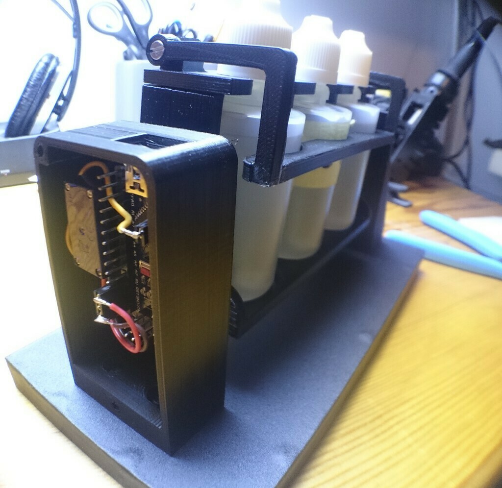 Free 3D file E-liquid mixer - swiveler 🔌・3D printing model to download ...