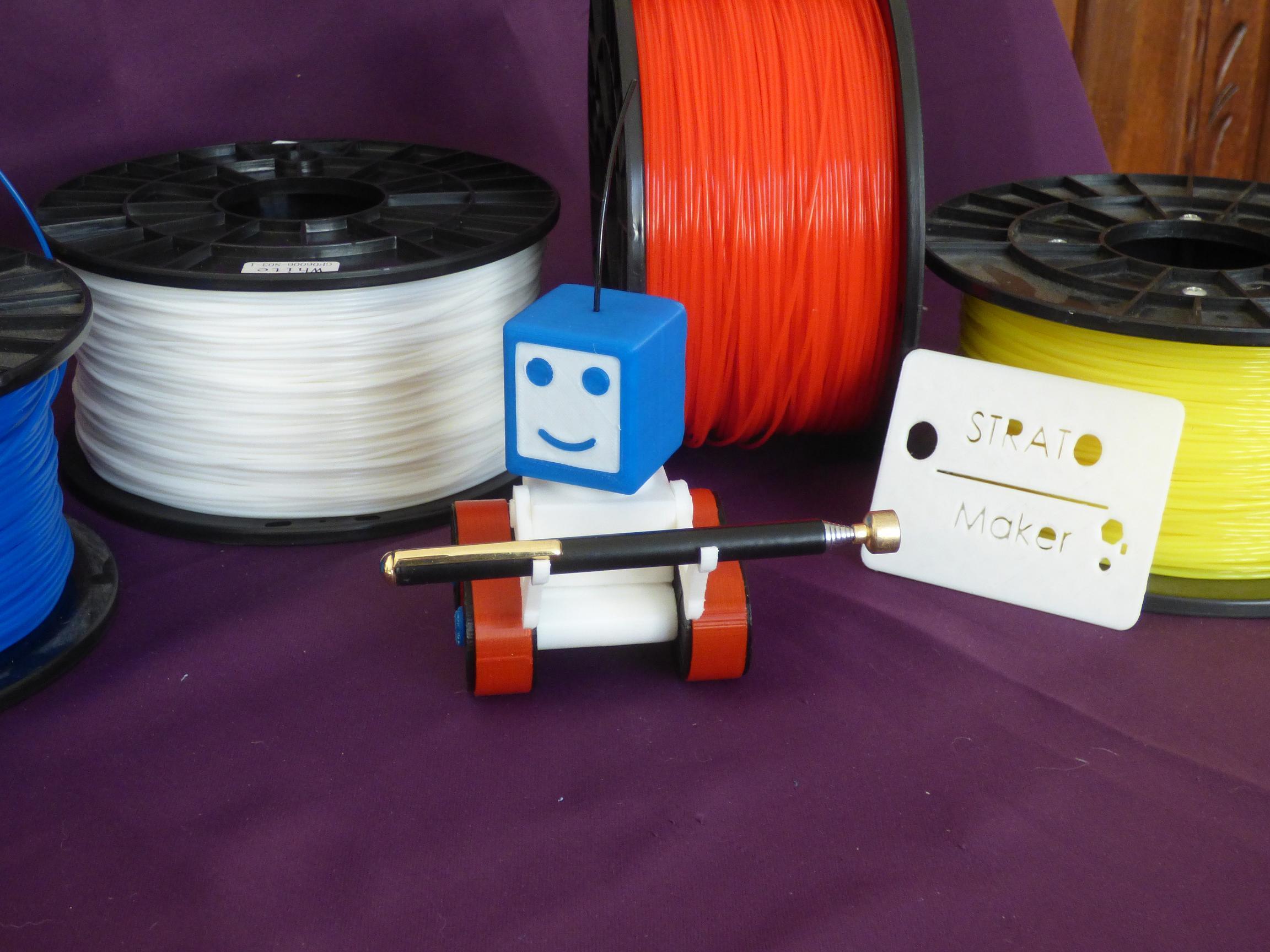 Free STL file STRATO THE ROBOT・3D print design to download・Cults