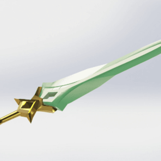 Impresiones 3D kayle sword 2 versiones prop weapons sword stl LOL ...