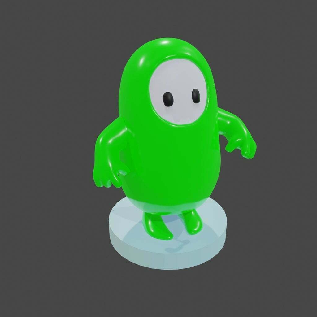 Free STL file Basic Fall Guys 🍂・3D printing model to download・Cults
