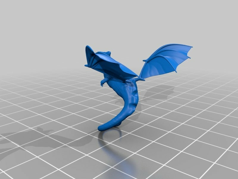 Free OBJ file Dragon・3D printer model to download・Cults