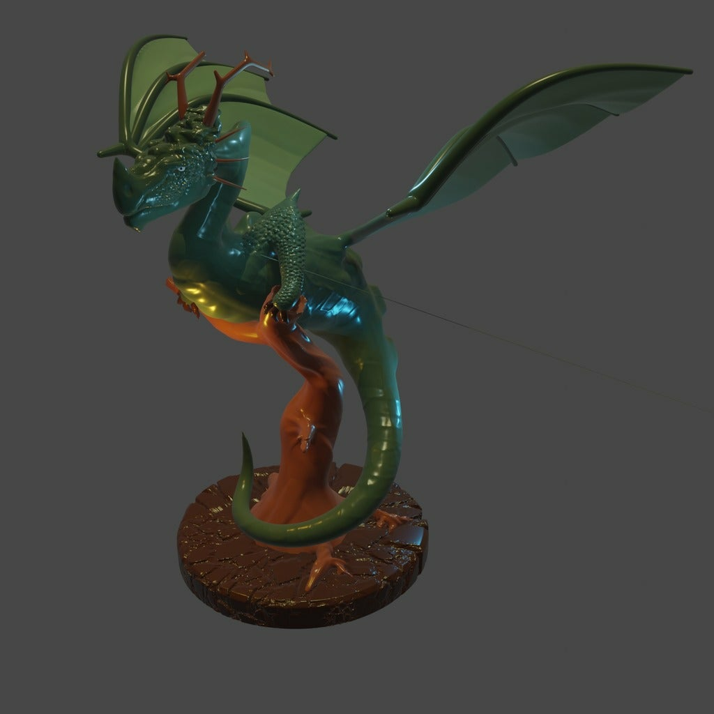 Free OBJ file Dragon・3D printer model to download・Cults