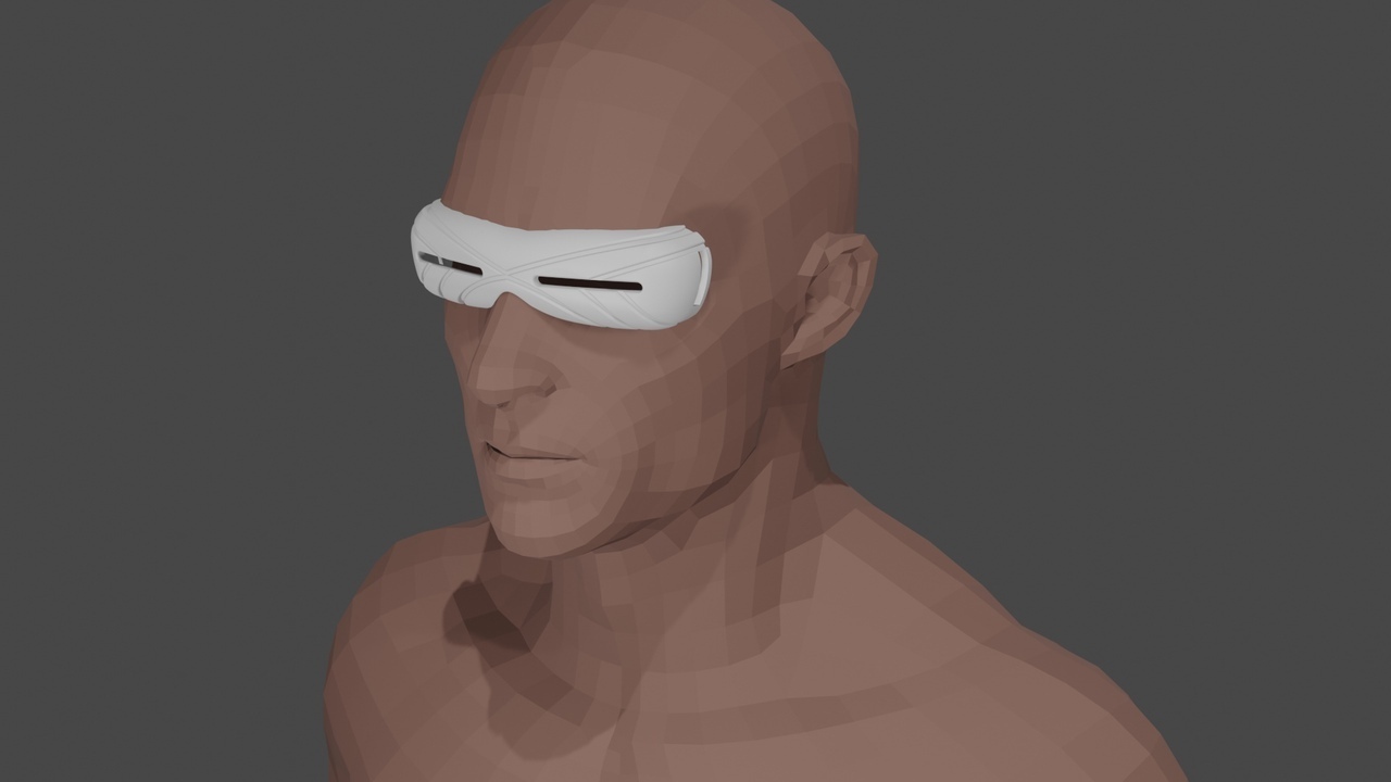 Free STL file Nigauget - Snow goggles - Yupik peoples of the Arctic to ...